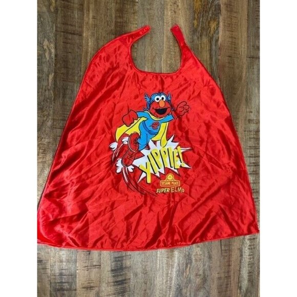 Sesame Street | Costumes | Super Elmo Yippie Hero Cape Sesame Street ...